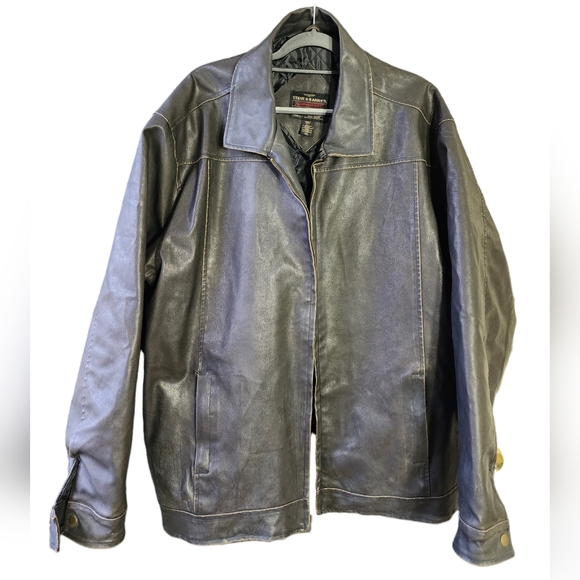 Steve & Barry's | Jackets & Coats | Steve And Barrys Leather Coat ...